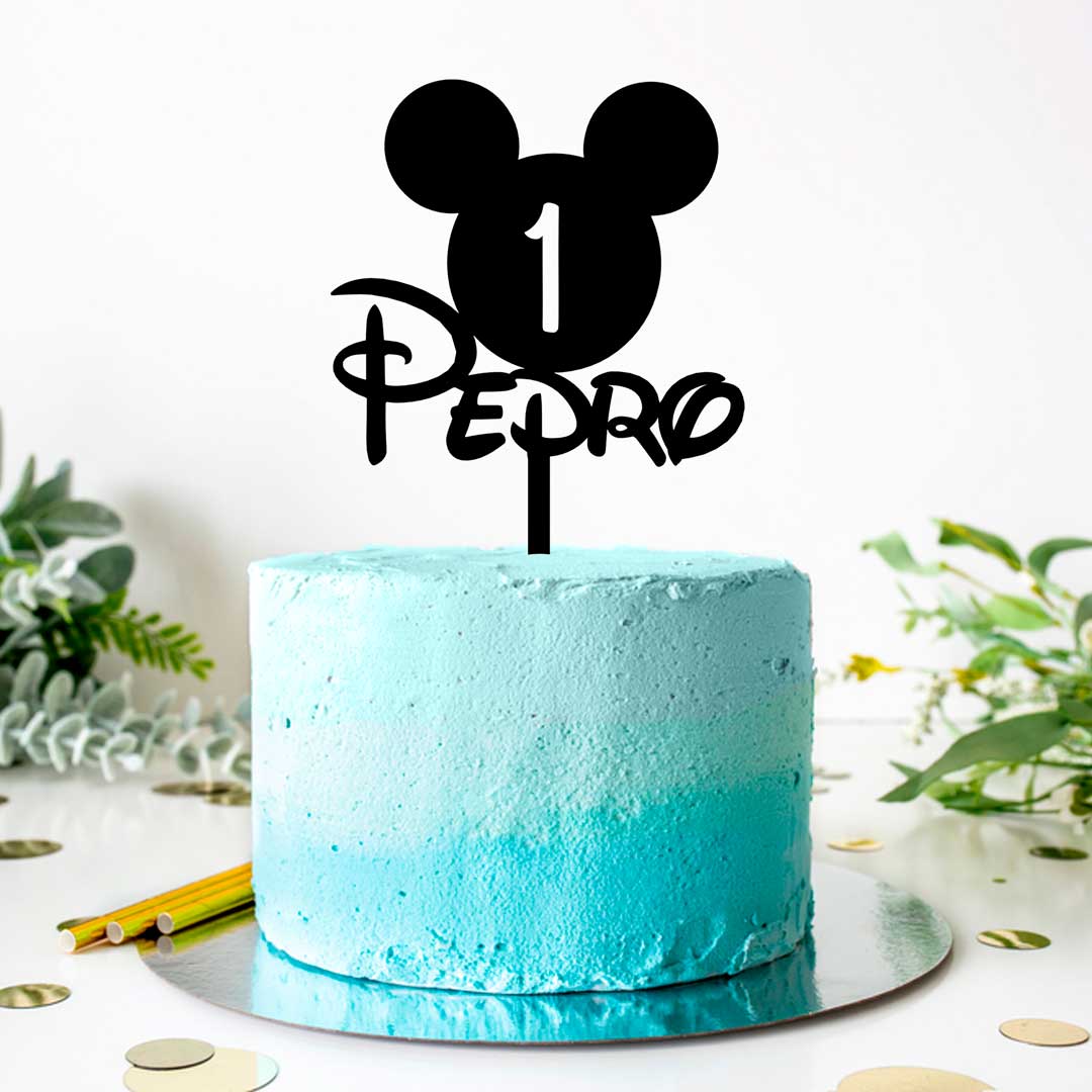 Cake Topper Mickey Mouse Wooden Love Cake Topper Mickey Mouse Wooden Love